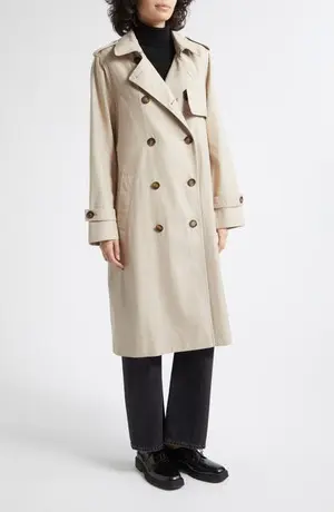 REISS Azura Trench Coat - Neutral