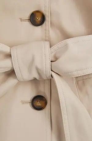 REISS Azura Trench Coat - Neutral