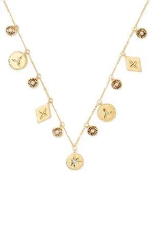 Kate Spade New York My Medallion Charm Necklace - Gold