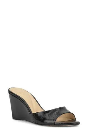 Jessica Simpson Bolir Wedge Slide Sandal - Black