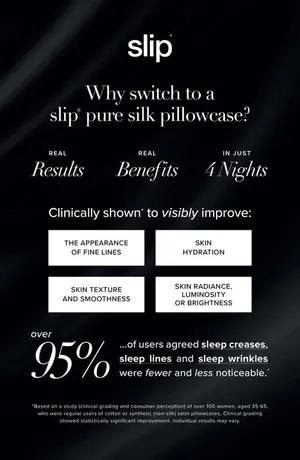 Slip Pure Silk Pillowcase $120 Value