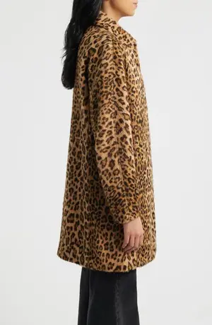 Bernardo Long Print Coat