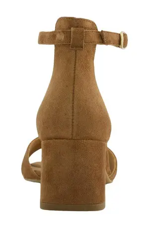 Paul Green Estelle Ankle Strap Sandal - Nut Suede