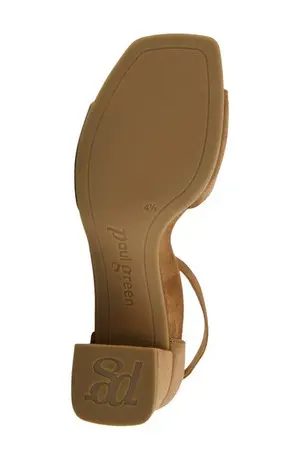 Paul Green Estelle Ankle Strap Sandal - Nut Suede