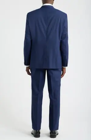 HERITAGE GOLD Solid Zegna Wool Suit