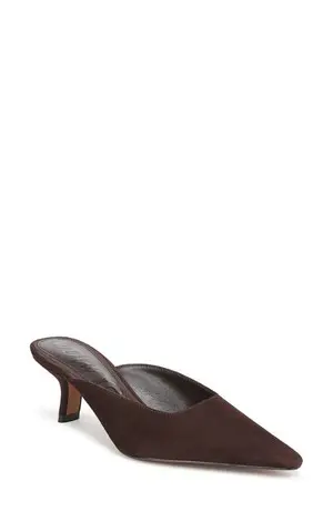 Sam Edelman Brandy Pointed Toe Mule - Cafe Noir
