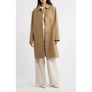 Vince Tailored Longline Raincoat Carmello
