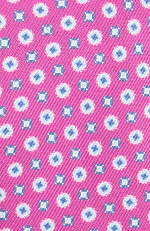 David Donahue Neat Silk Tie