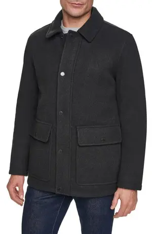 Cole Haan Flannel Jacket - Black