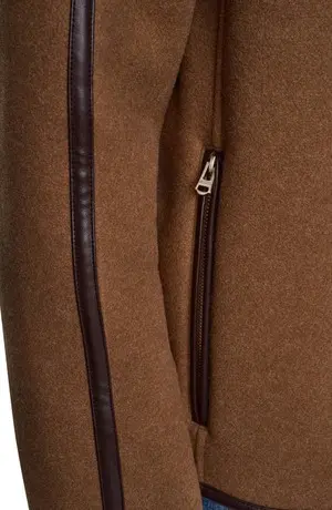Cole Haan Faux Shearling Coat