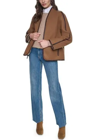 Cole Haan Faux Shearling Coat