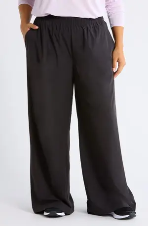 Zella Atlas Wide Leg Pants - Black