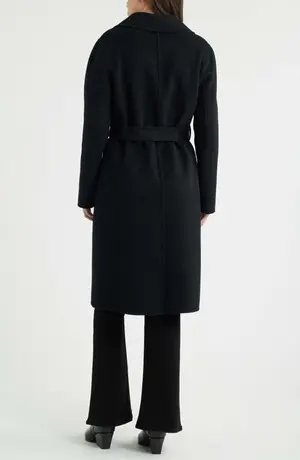 Michael Kors Wool Blend Double Face Coat - Black