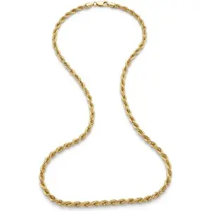 Argento Vivo Rope Chain Necklace - Gold