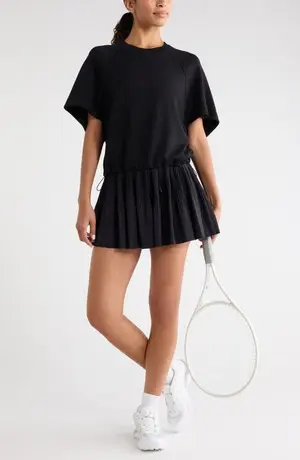 Zella Soft Luxe Raglan Sleeve T-shirt - Black