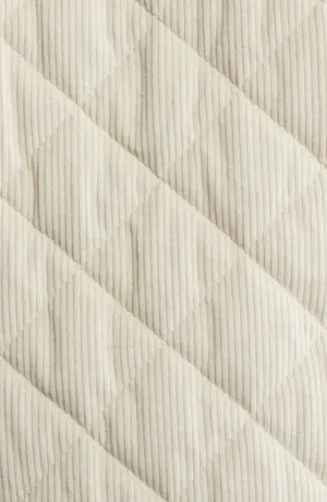 Bernardo Quilted Corduroy Jacket - Cream