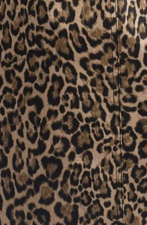 Michael Kors Hooded Trench Coat - Cheetah