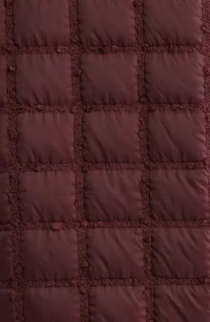 CECE DUPRAZ Short Quilted Jacket - Burgundy