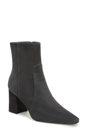Sam Edelman Scottie Block Heel Bootie - Graphite Grey