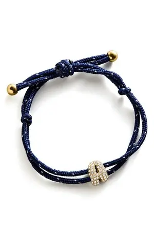 Baublebar Initial Custom Paracord Bracelet Blue A