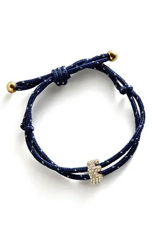 Baublebar Initial Custom Paracord Bracelet Blue E
