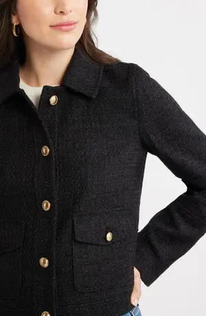 Caslon Tweed Jacket - Black