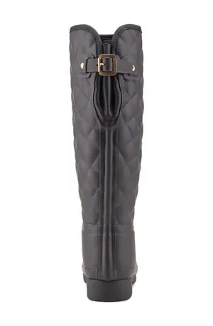 Hunter Refined Quilted Tall Rain Boots - Brown