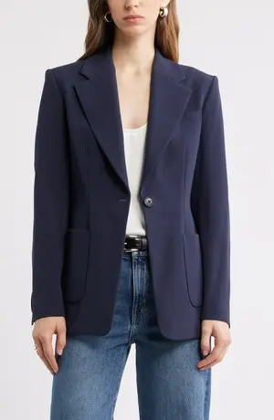 Nordstrom Fitted Blazer - Navy Night