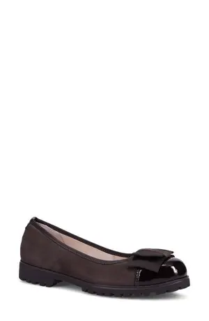 Ron White Ivale Bow Flat - Chocolate