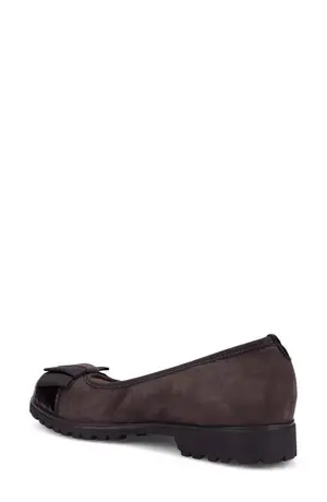 Ron White Ivale Bow Flat - Chocolate