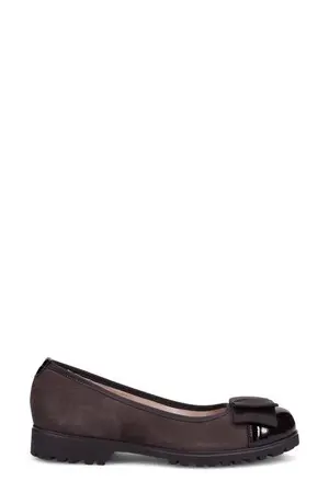 Ron White Ivale Bow Flat - Chocolate