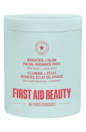 FIRST AID BEAUTY Brighten + Glow Facial Radiance Pads90 Count $56 Value - No Color