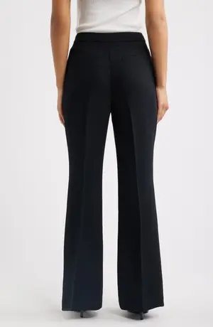 OPEN EDIT Curator Crepe Flare Leg Trousers