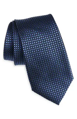 Nordstrom Textured Silk Tie - Navy