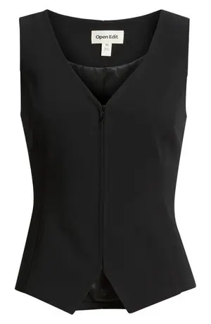 OPEN EDIT The Curator Sleeveless Top - Black