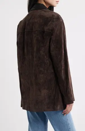 Avec Les Filles Suede Barn Coat