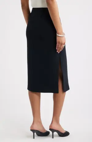 OPEN EDIT The Curator Pencil Skirt - Black