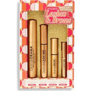 GRANDE COSMETICS Dynamite Lashes & Brows Set $156 Value - Black