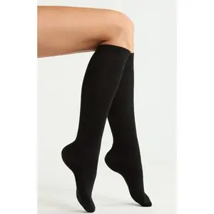 Nordstrom Assorted 2-pack Merino Wool Blend Knee High Socks - Black