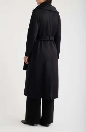 Donna Karan New York Belted Scarf Coat