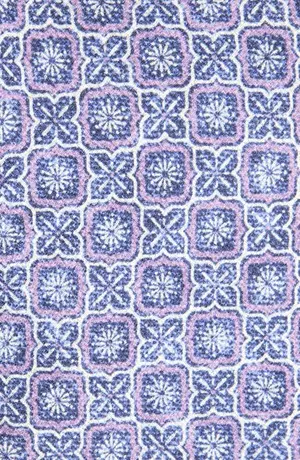 David Donahue Geometric Silk Neck Tie