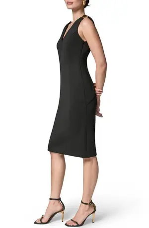 Donna Karan New York Sculpted Hardware Sheath Dress