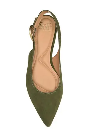 SOFFT Marcella Slingback Pointed Toe Pump - Fern