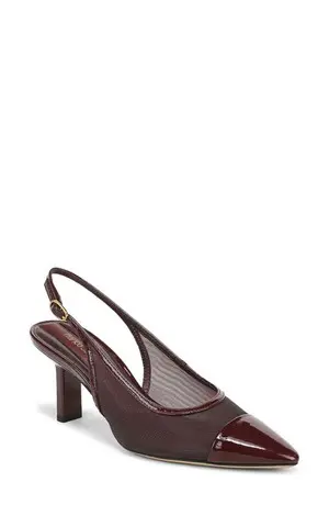 Franco Sarto Jurina Cap Toe Slingback Pump - Red