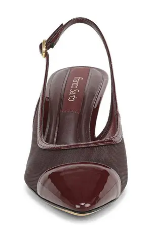 Franco Sarto Jurina Cap Toe Slingback Pump - Red