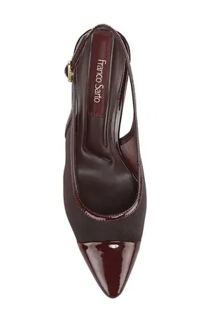 Franco Sarto Jurina Cap Toe Slingback Pump - Red