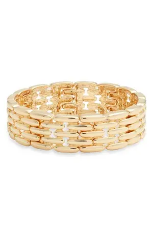 Nordstrom Fancy Link Stretch Bracelet - Gold