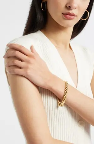 Nordstrom Watch Strap Link Bracelet - Gold