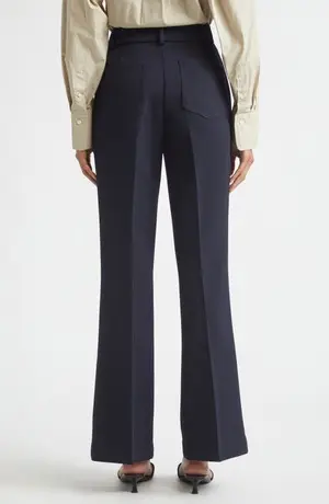 REISS Priya High Waist Flare Leg Pants