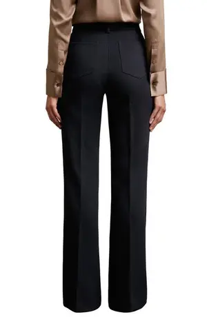 REISS Priya High Waist Flare Leg Pants